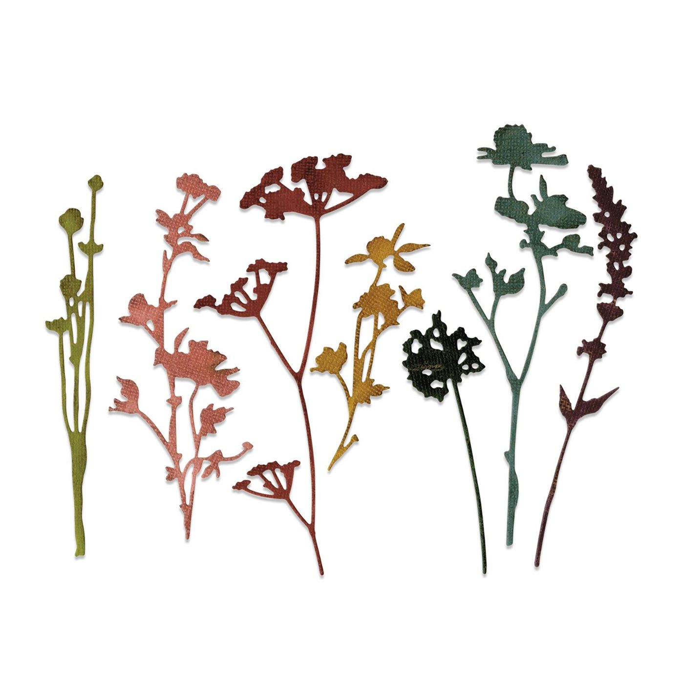 Troqueles Thinlits Flores silvestres de Tim Holtz