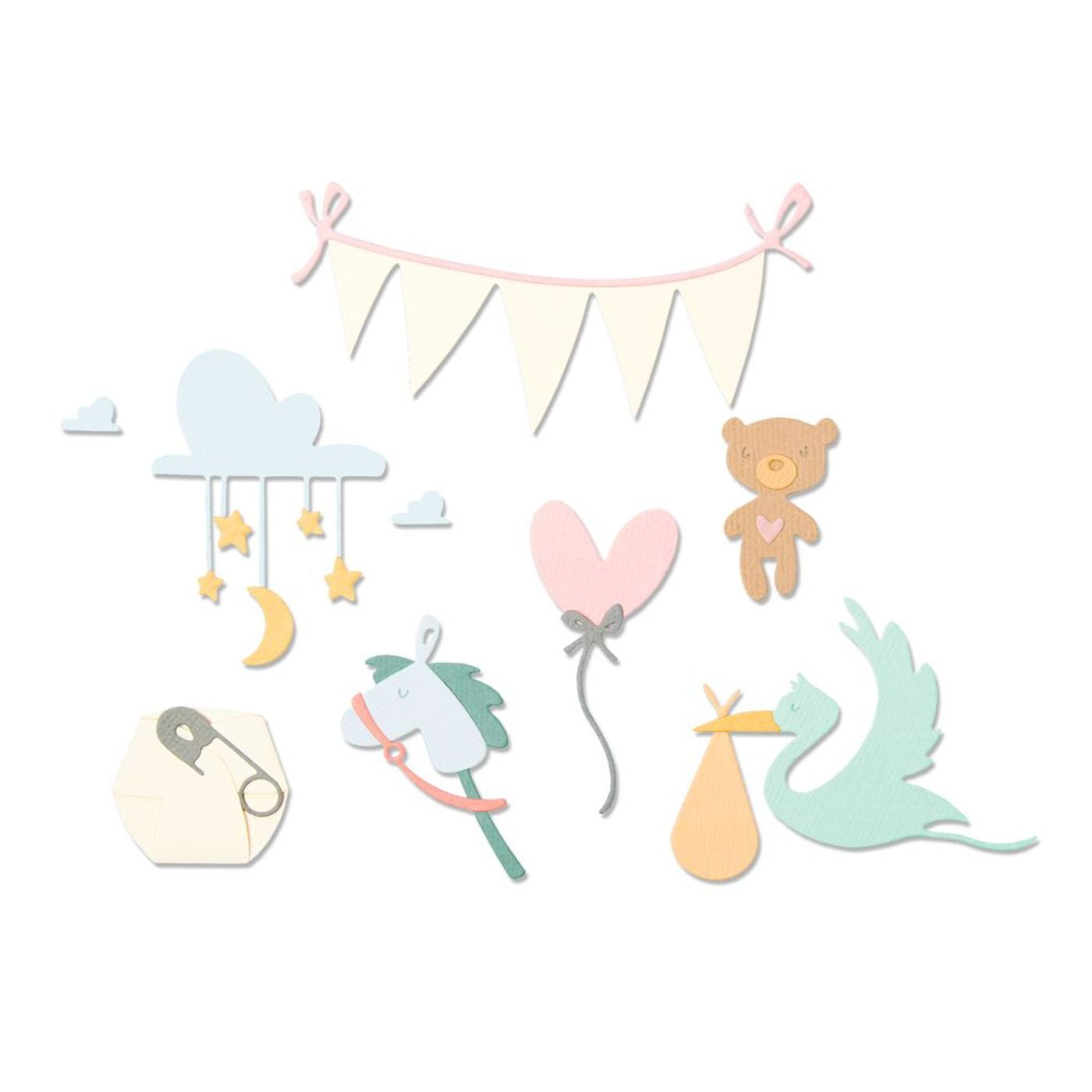 Troqueles Thinlits Lullaby - Bebé