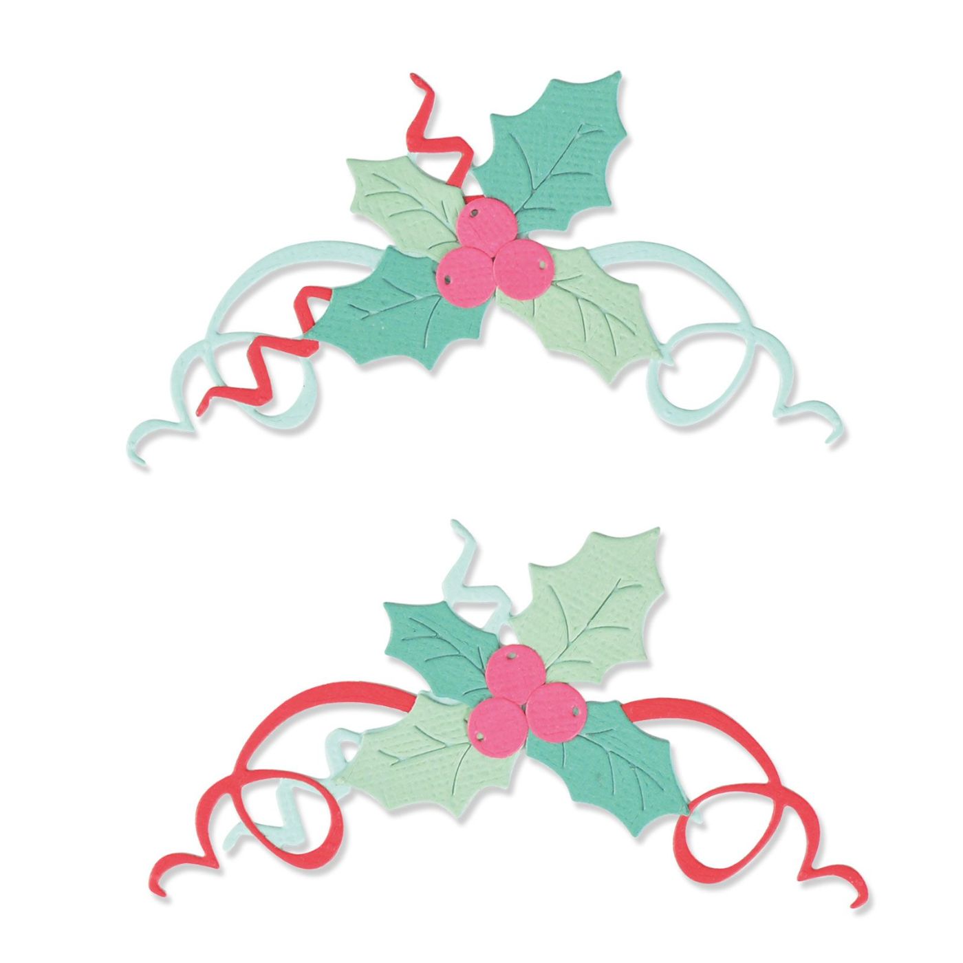 Troqueles Thinlits Boughs of Holly - Poinsettia - Navidad