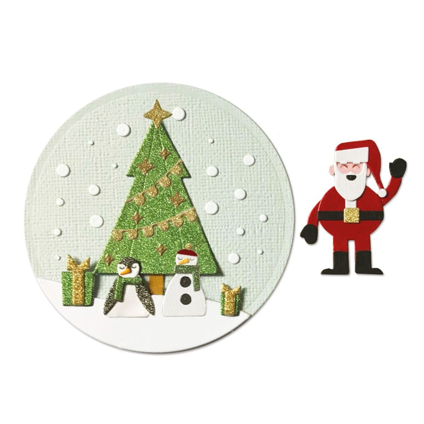 Troqueles Thinlits Bola de Nieve - Navidad