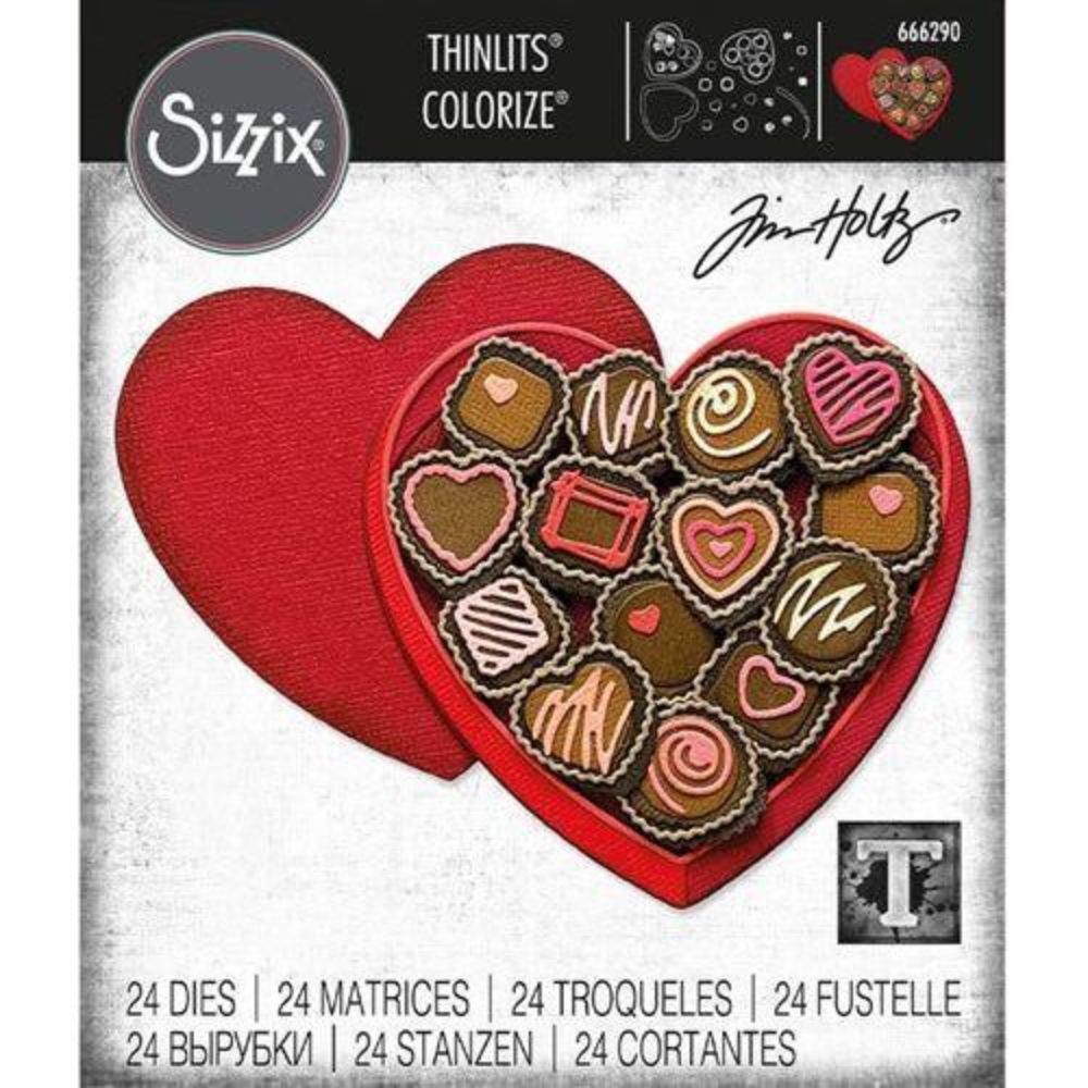 Troqueles Thinlits Colorize True Love de Tim Holtz