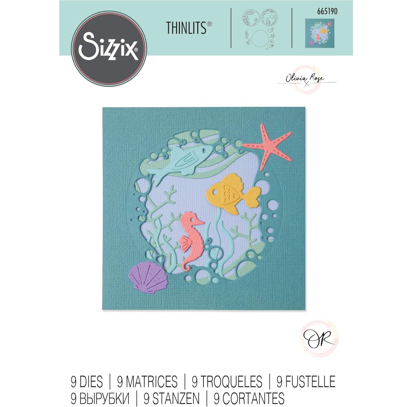 Troqueles Thinlits Ocean Scene