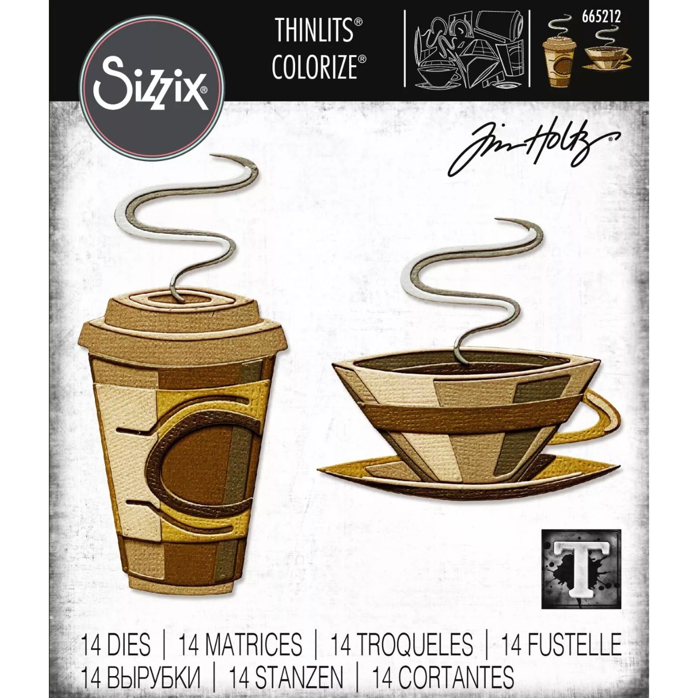 Troqueles Thinlits Colorize Cafe de Tim Holtz