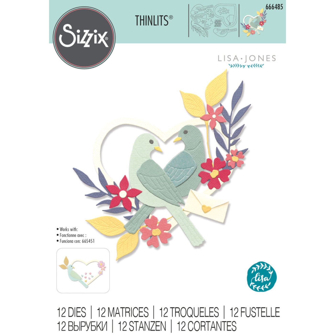 Troqueles Thinlits Adorables Pajaritos