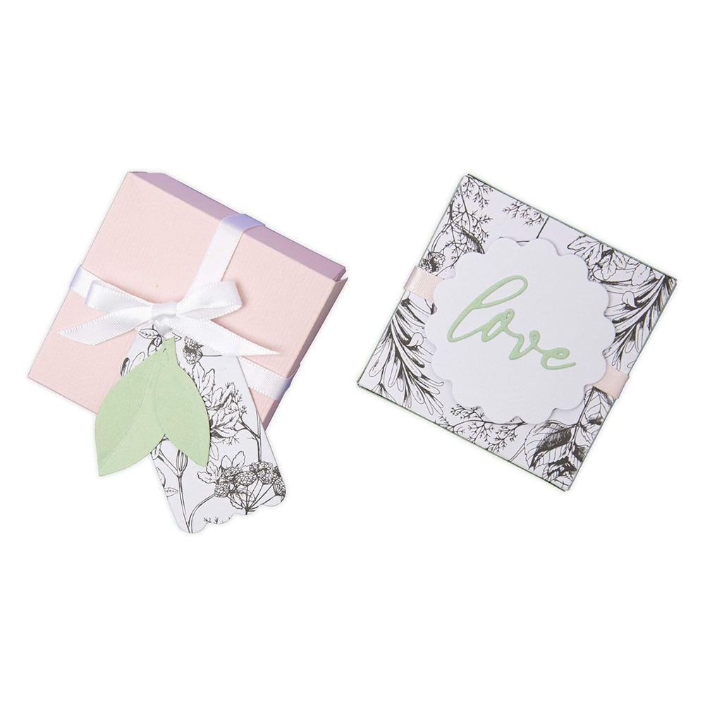 Troqueles Thinlits Plus Caja con etiquetas