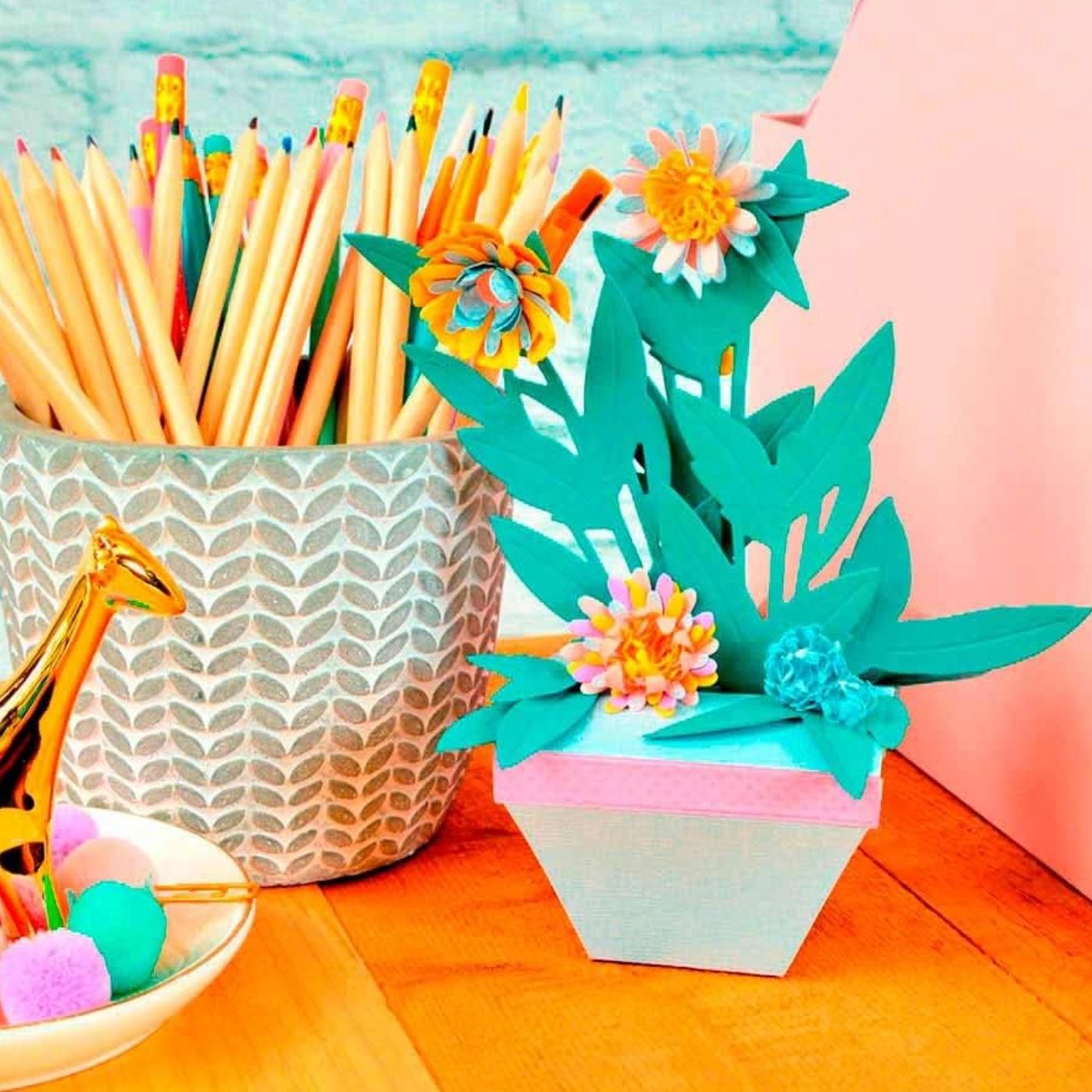 Troqueles Thinlits Pop-Up 3D Macetero con Flor – Printy Store