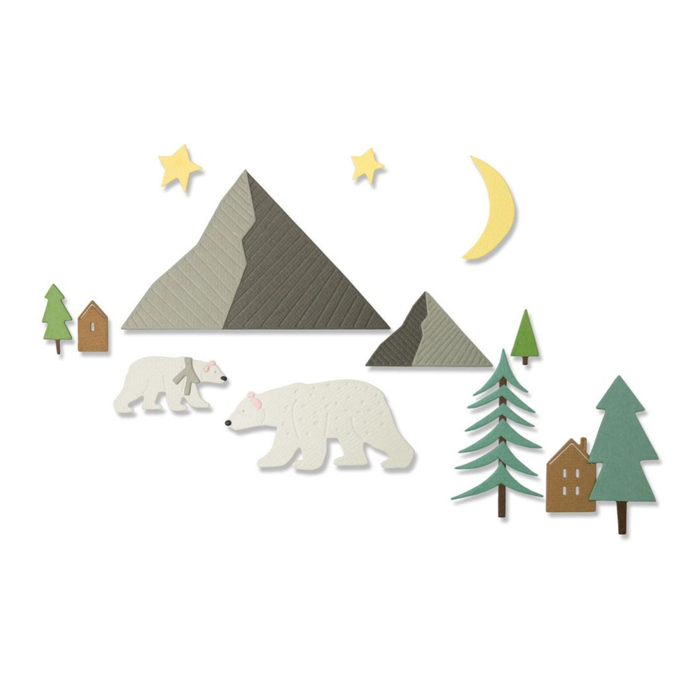 Troquel Thinlits Oso polar – Printy Store