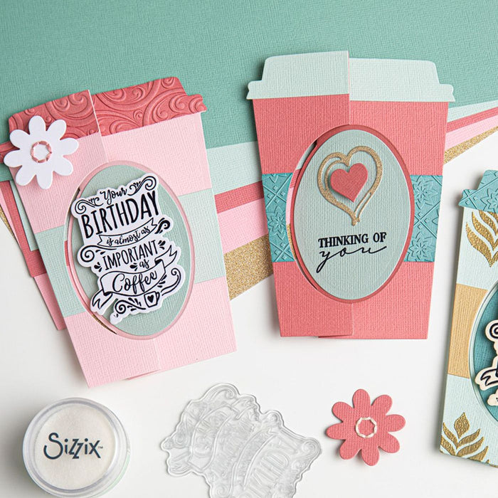 Troqueles Thinlits Tarjeta, Café