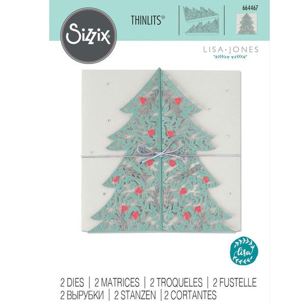 Troqueles Thinlits Tarjeta Árbol Navidad