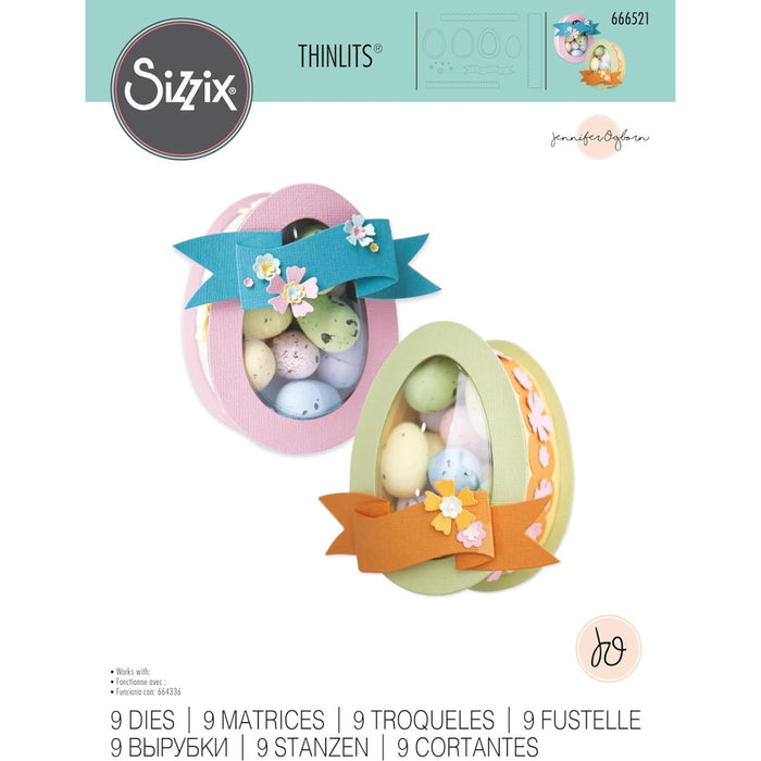 Troqueles Thinlits Cajita para Huevos de Pascua