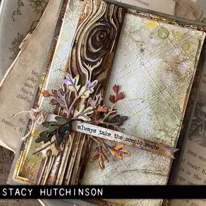 Troqueles Thinlits Colorize Woodgrain/Madera de Tim Holtz