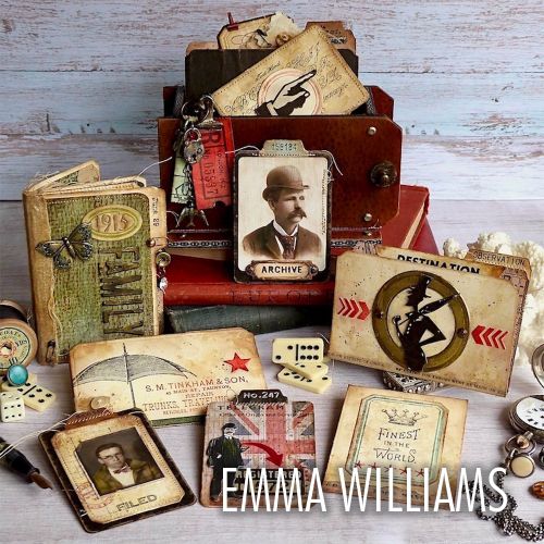 Troqueles Thinlits Vintage Labels de Tim Holtz – Printy Store