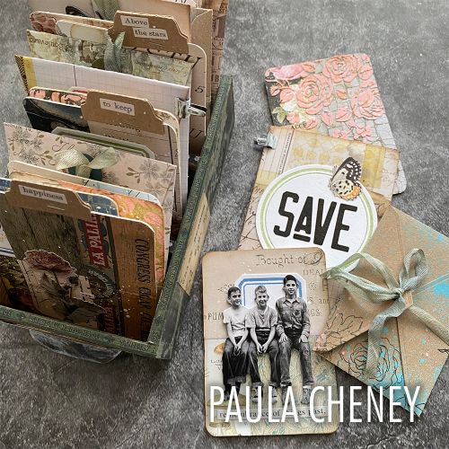 Troqueles Thinlits Vintage Labels de Tim Holtz – Printy Store